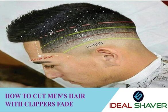 Cutting men's hair with clippers fade